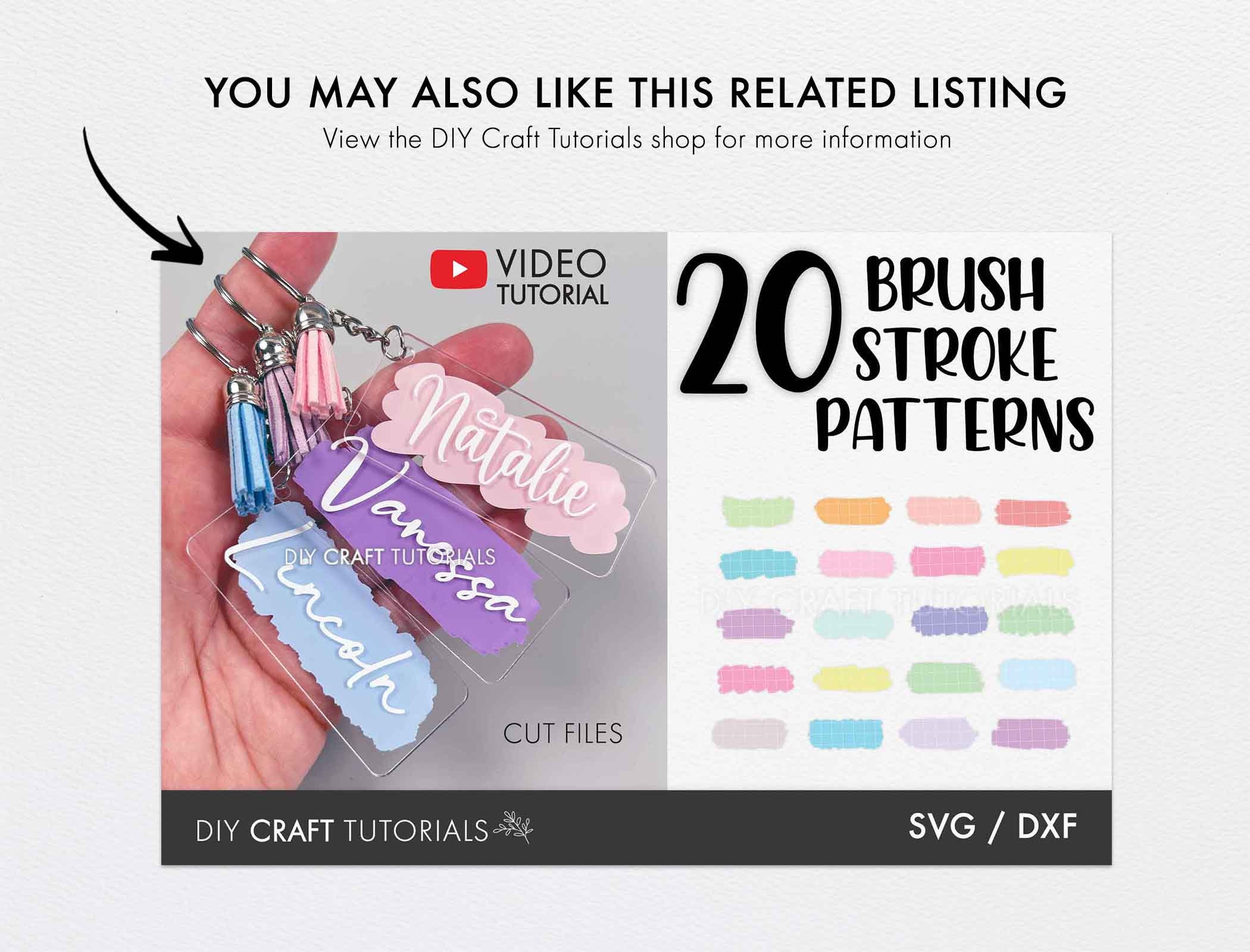 Keychain Box Template Keychain Box SVG Keychain Display Card - Etsy ...