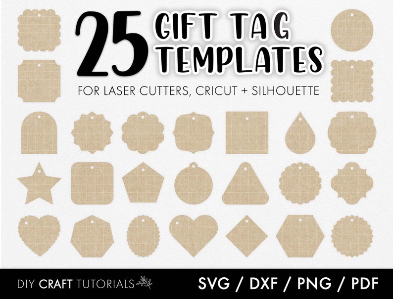 Small Gift Tag SVG Gift Tags Svg Svg Files for Cricut - Etsy