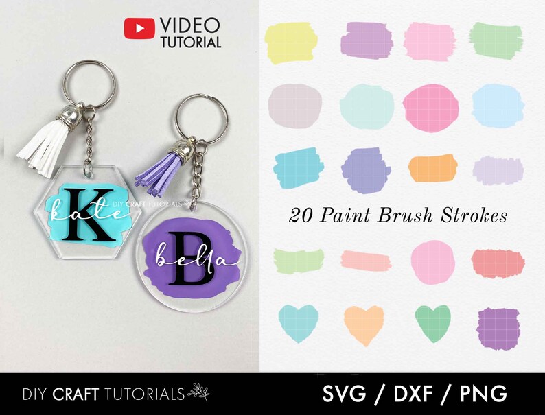 Keychain SVG Bundle Keychain Pattern SVG Bundle Keychain | Etsy
