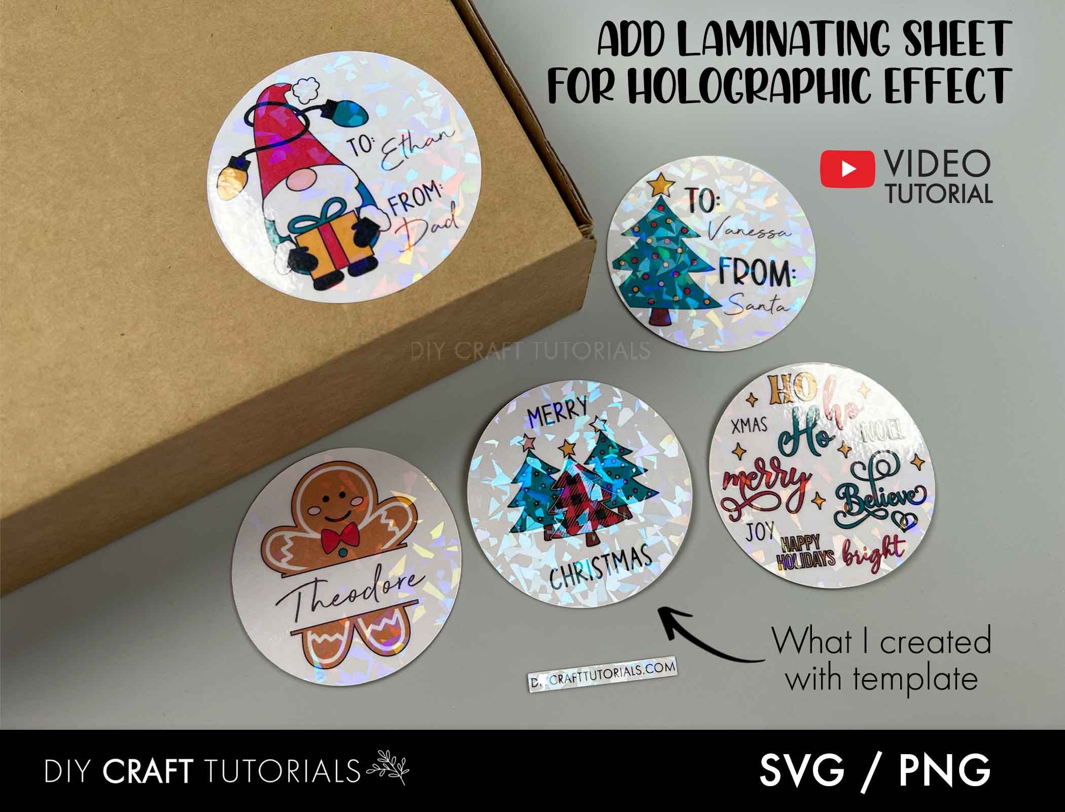 Printable Christmas Stickers to and From Stickers Christmas - Etsy