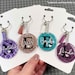 Keyring Display Card Svg, Keyring Display Card Template, Keychain ...