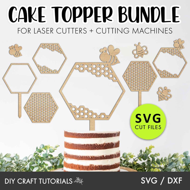 Honeycomb Bee Cake Topper - Etsy