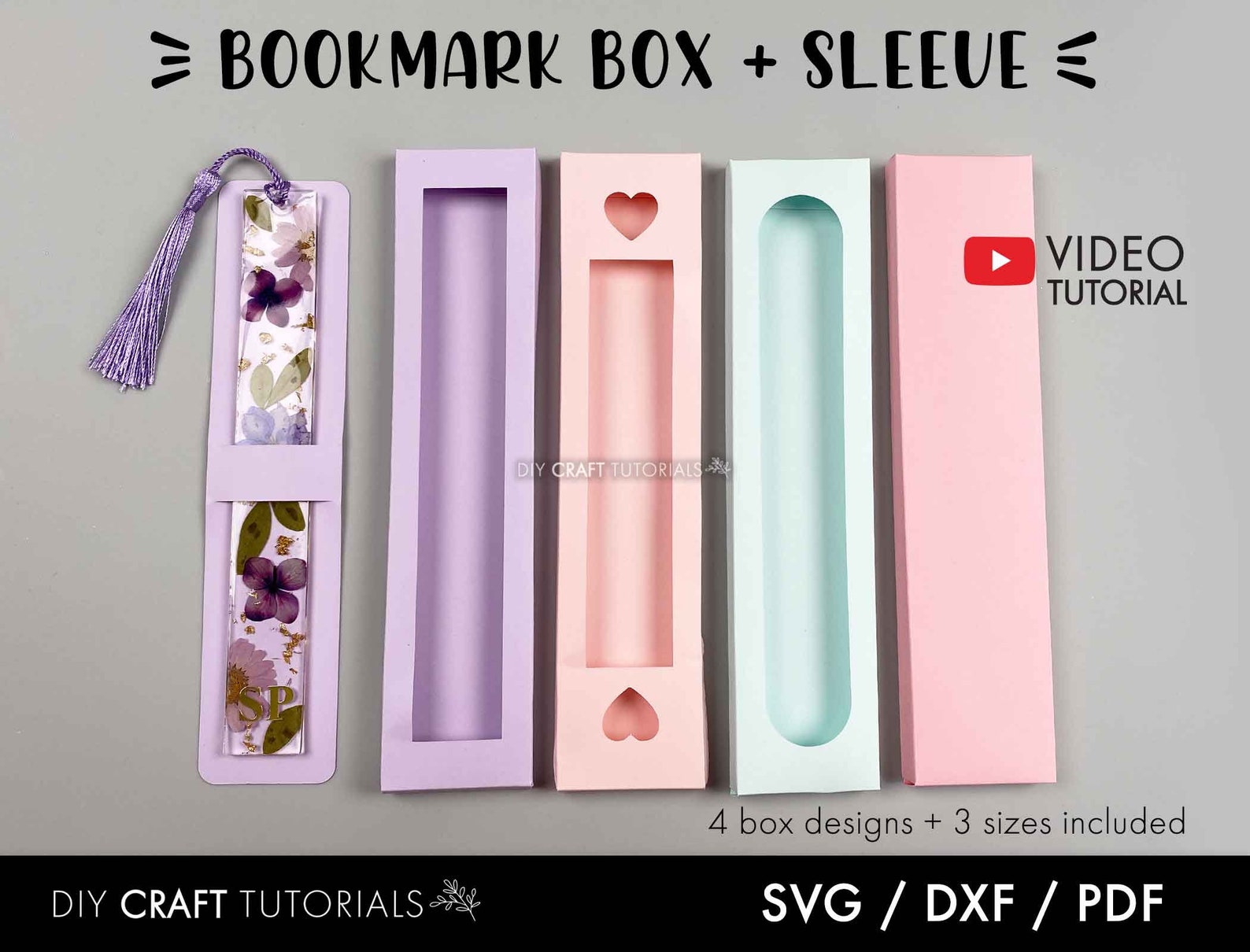 Bookmark Box Svg Bookmark Sleeve Svg Bookmark Holder Svg - Etsy