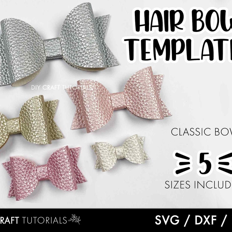 Leather Bow Svg - Etsy