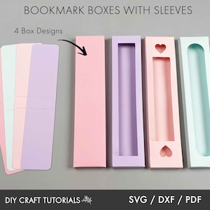 Bookmark Box Svg, Bookmark Sleeve Svg, Bookmark Holder Svg, Bookmark ...