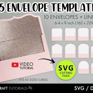 C5 Envelope Template 6.4 X 9in Envelope Template C5 Envelope - Etsy