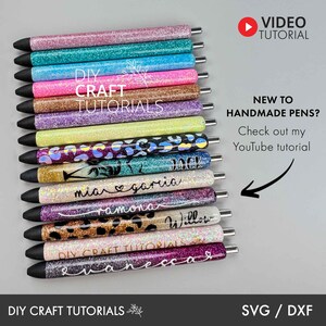 DIY Pen Box Template for Epoxy Resin Pens, Pen Box SVG, Epoxy Pen Box ...