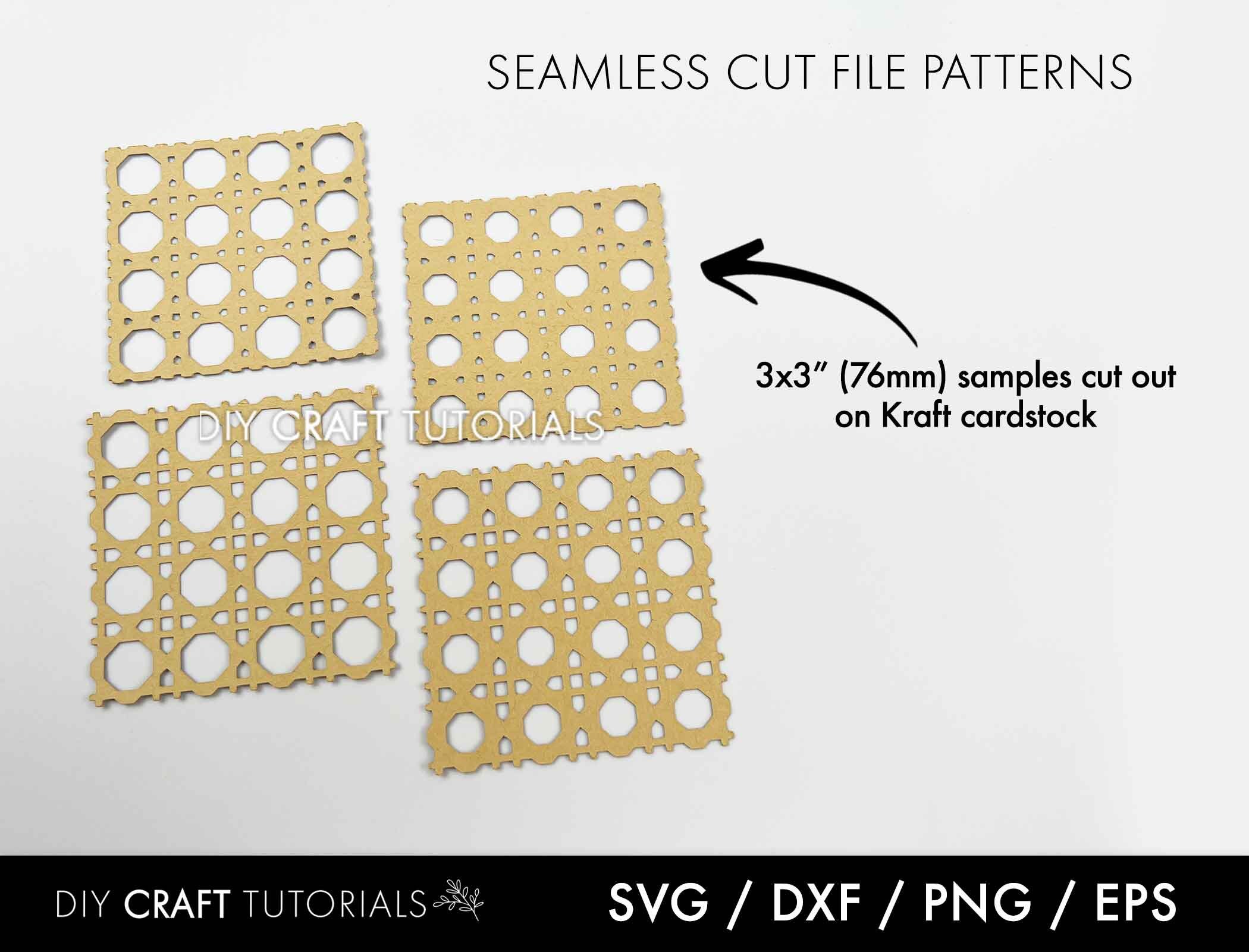 5 Rattan Cane Seamless Patterns, Rattan SVG, Rattan Bundle Svg, Rattan ...