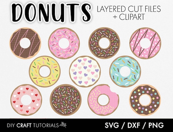 Donuts Svg Sprinkles Svg Donut With Sprinkles Svg Donut - Etsy