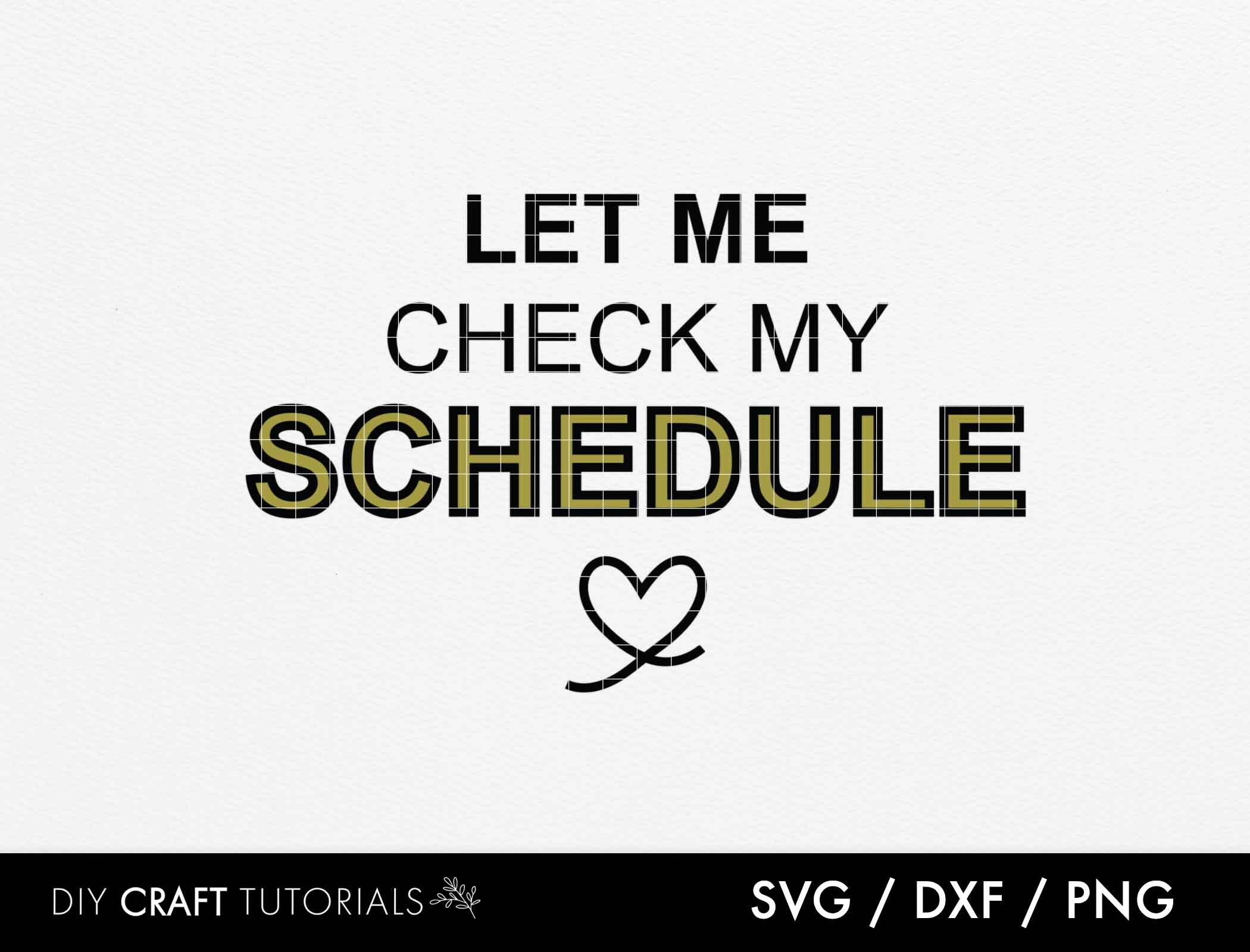 Planner Svg Svg Cut File Svg Files for Cricut Let Me Check - Etsy