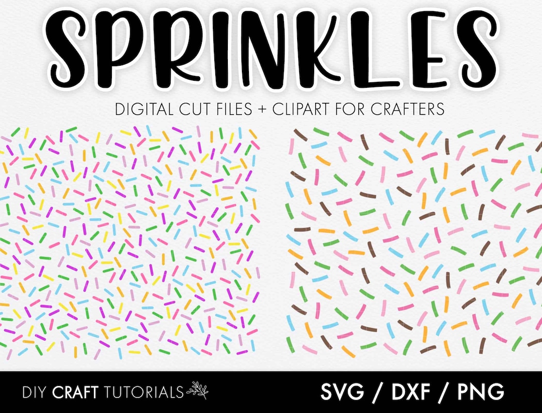 Sprinkles Svg, Sprinkles Pattern Svg, Donuts Svg, Confetti Pattern Svg ...