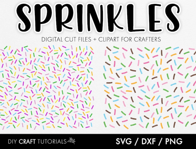 Sprinkles Svg Sprinkles Pattern Svg Donuts Svg Confetti - Etsy
