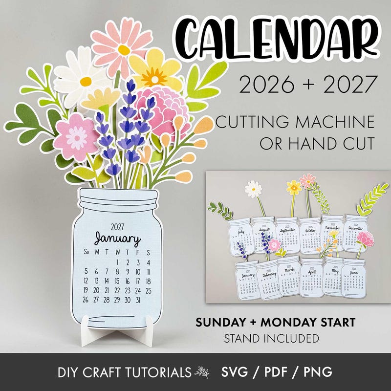 Bouquet Calendar 2026 - Etsy UK