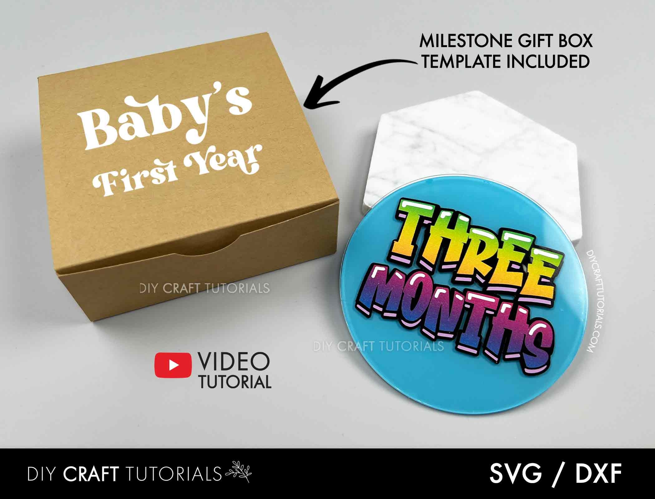 Monthly Milestone Svg Milestone Discs Svg Baby Milestone - Etsy Australia