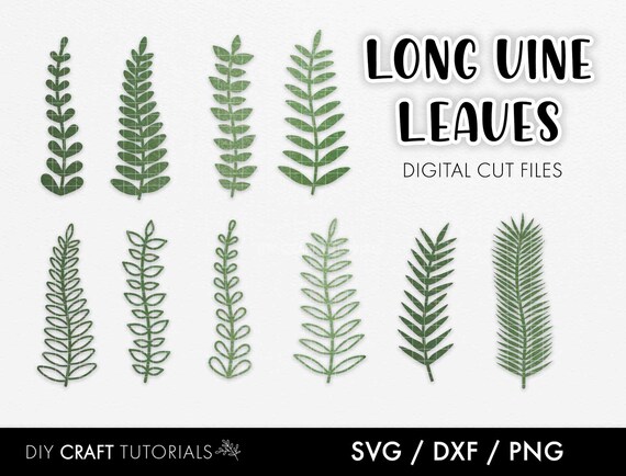 Vine Leaf SVG Tropical Leaf Svg Jungle Svg Leaf Svg Leaves - Etsy