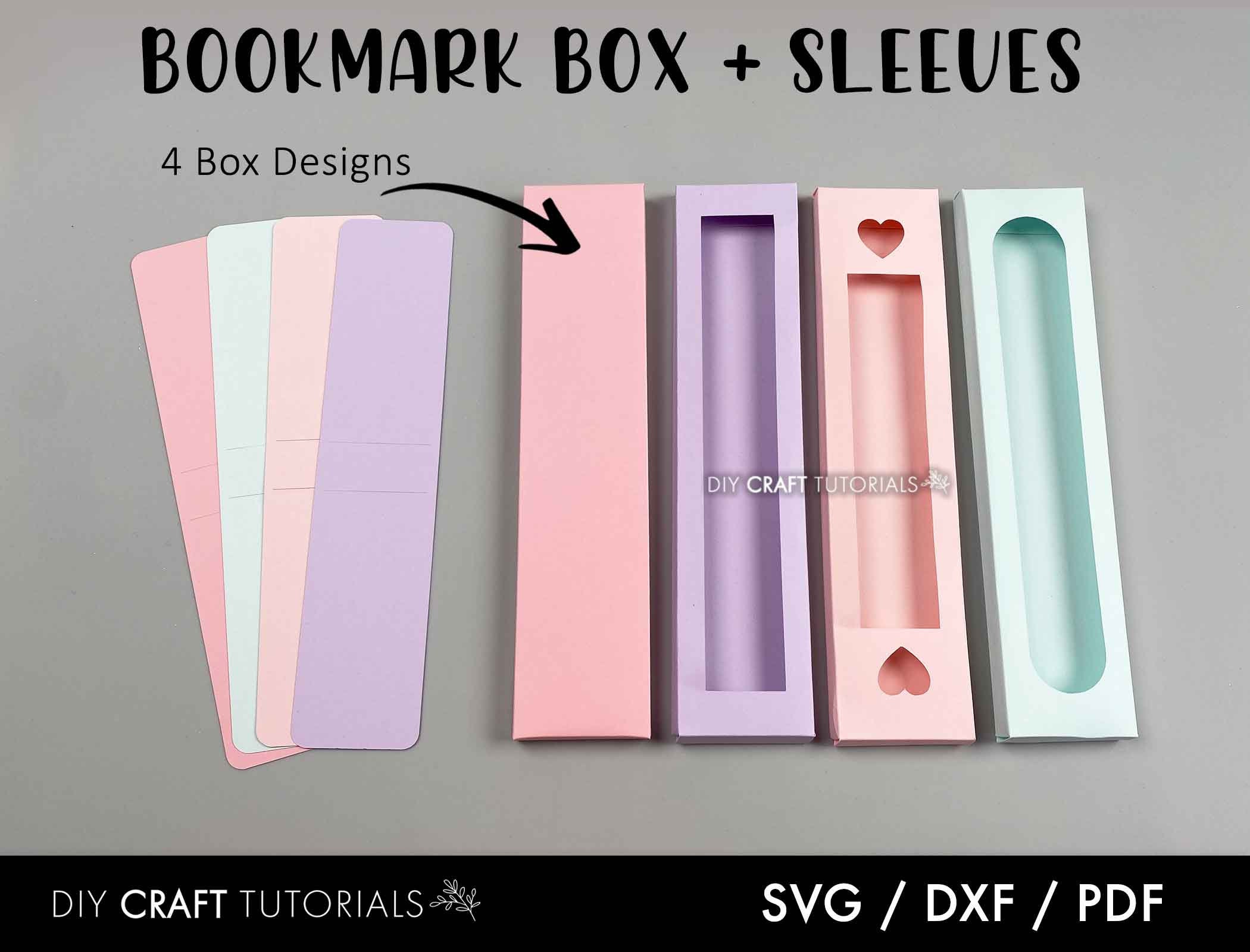 Bookmark Box Svg Bookmark Sleeve Svg Bookmark Holder Svg - Etsy