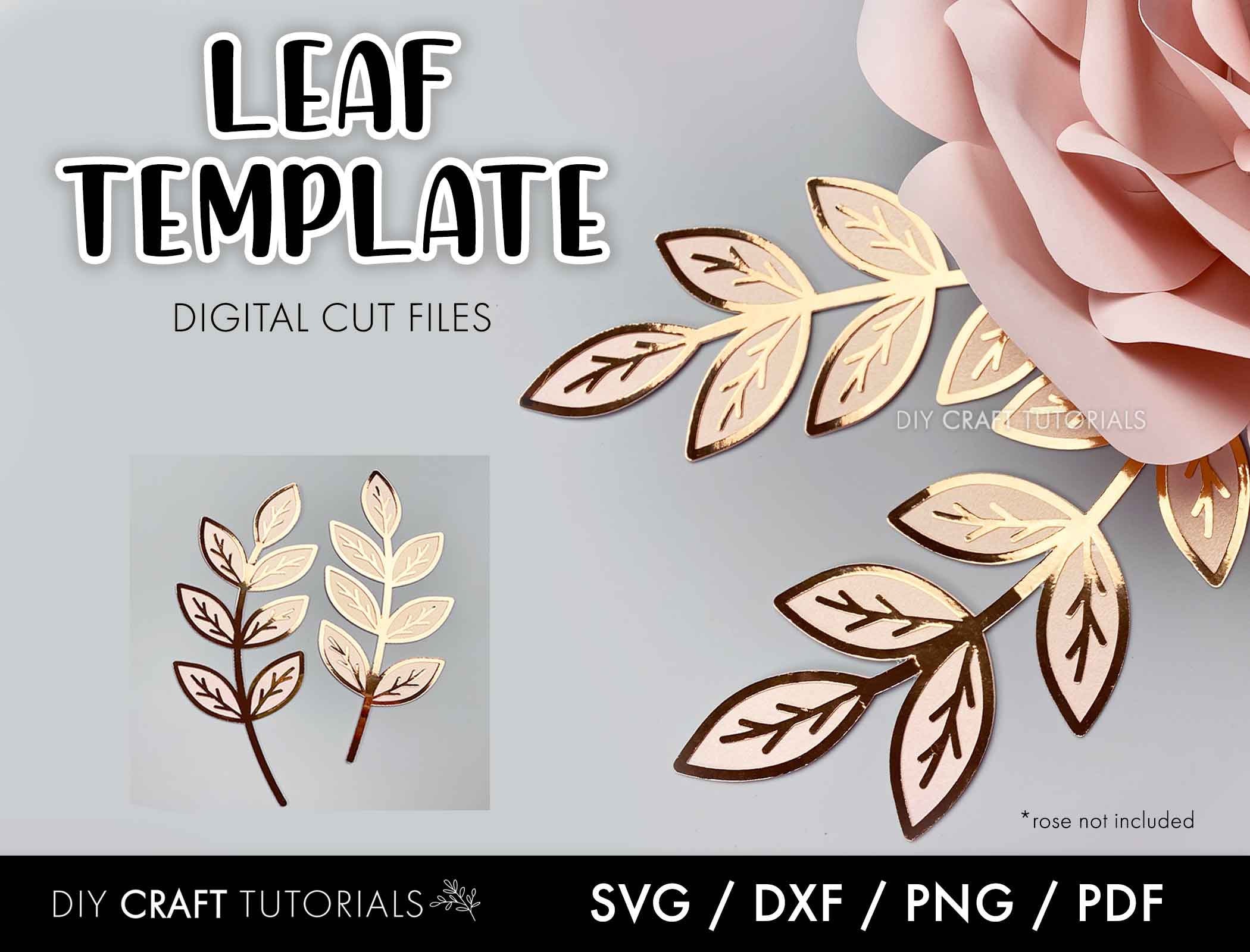 Layered Leaf Svg, Leaf Svg, Paper Flower Svg, Leaves Svg, Fall Leaf Svg ...