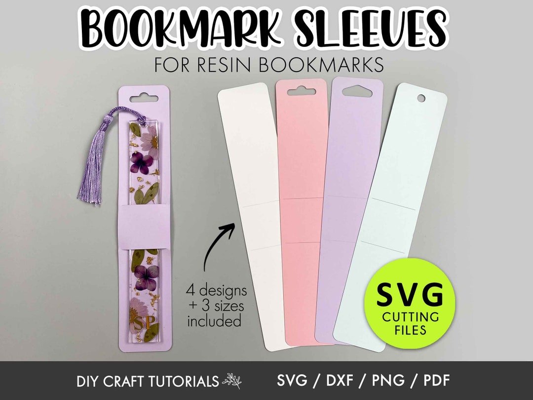 Bookmark Sleeve Svg, Bookmark Holder Svg, Bookmark Display Card Svg ...
