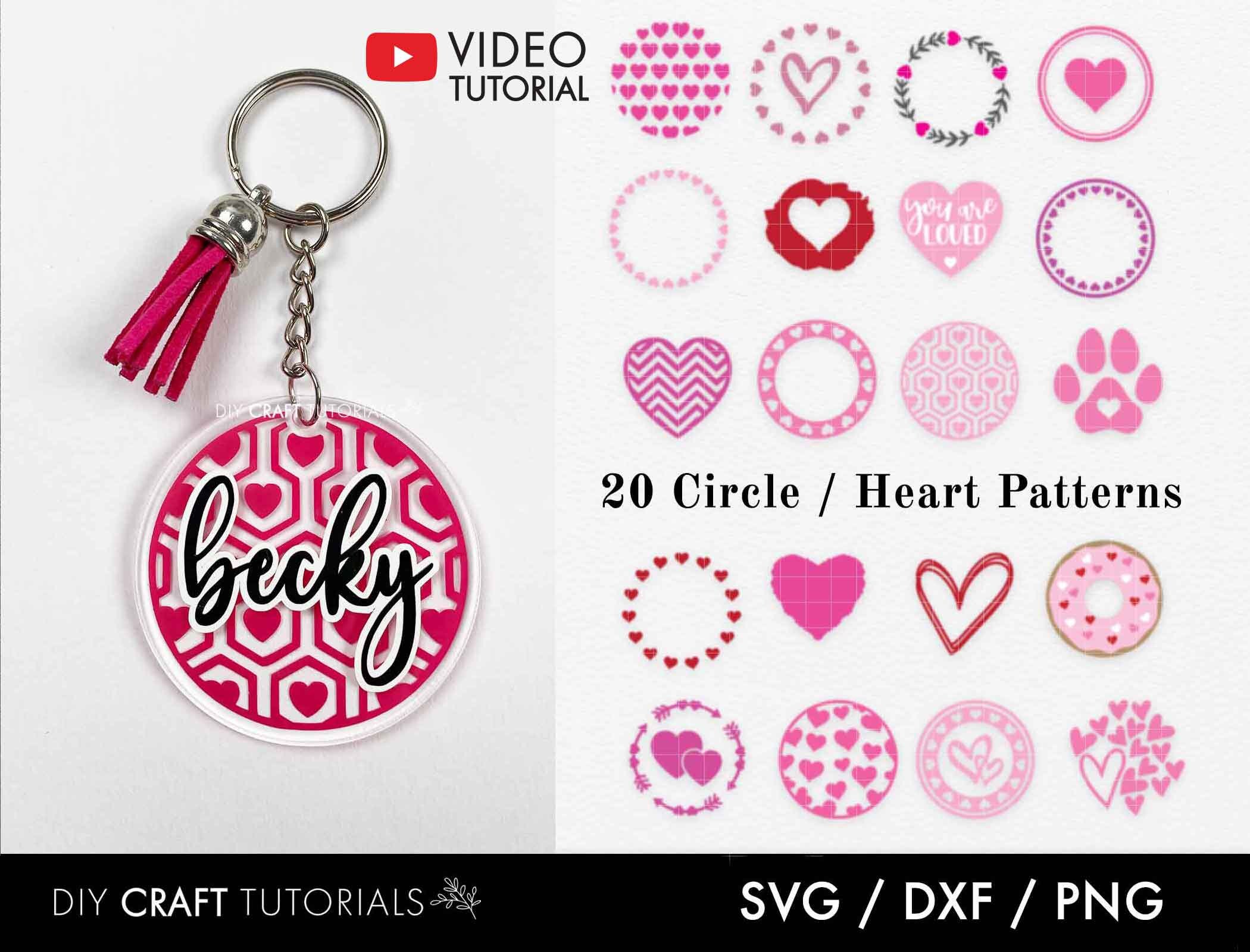Keychain SVG Bundle Keychain Pattern SVG Keychain Svg - Etsy Canada