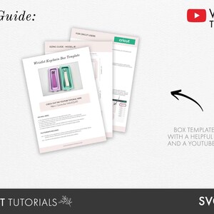 Wristlet Box SVG, Keychain Box SVG, Key Fob SVG, Wristlet Keychain Svg ...