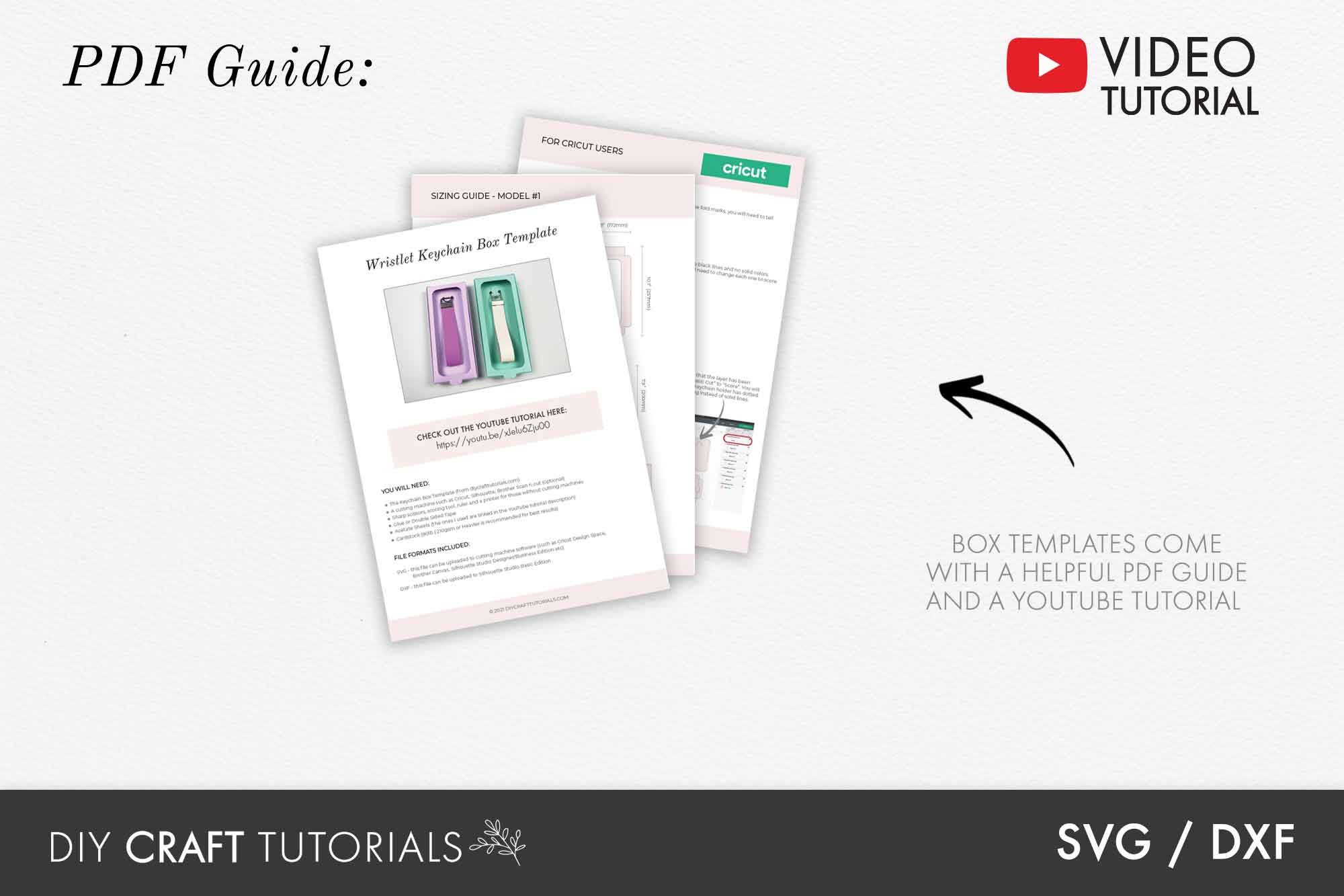 Wristlet Box SVG Keychain Box SVG Key Fob SVG Wristlet - Etsy