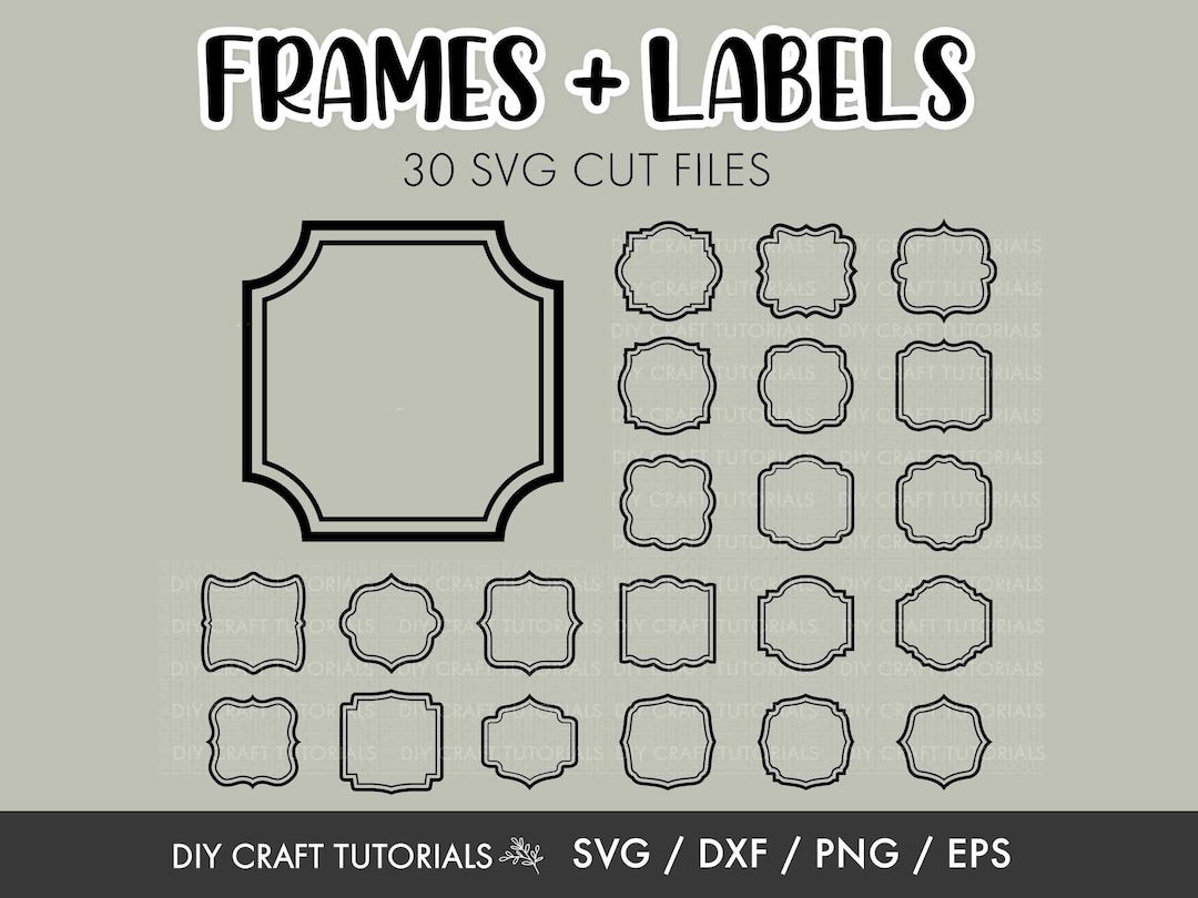Classic Frames Svg, Frames SVG, Vintage Frames Svg, Labels Svg, Banner ...