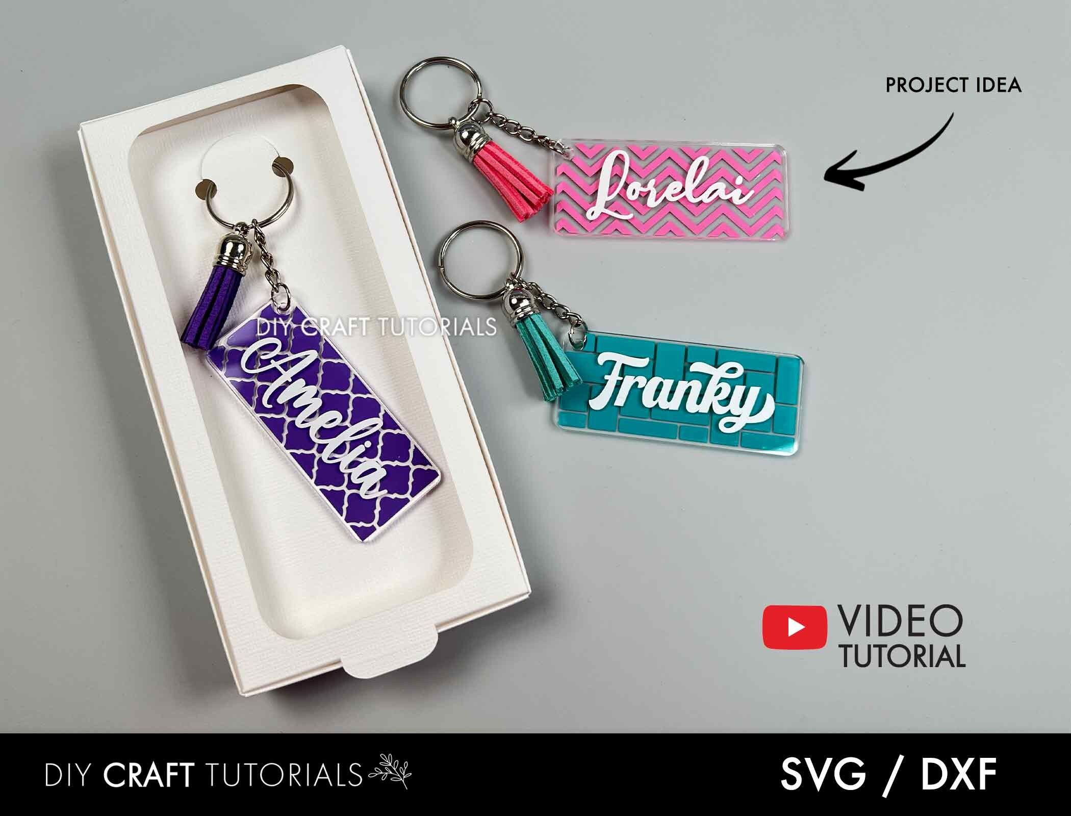 Rectangle Pattern SVG Keychain Svg Keychain Svg Bundle - Etsy Australia