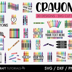 Crayon Svg, Crayon Split Monogram Svg, Teacher Svg, Broken Crayon Svg ...