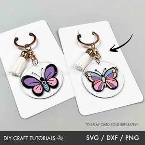 Butterfly Svg, Butterfly SVG Bundle, Keychain Patterns Svg, Keychain ...