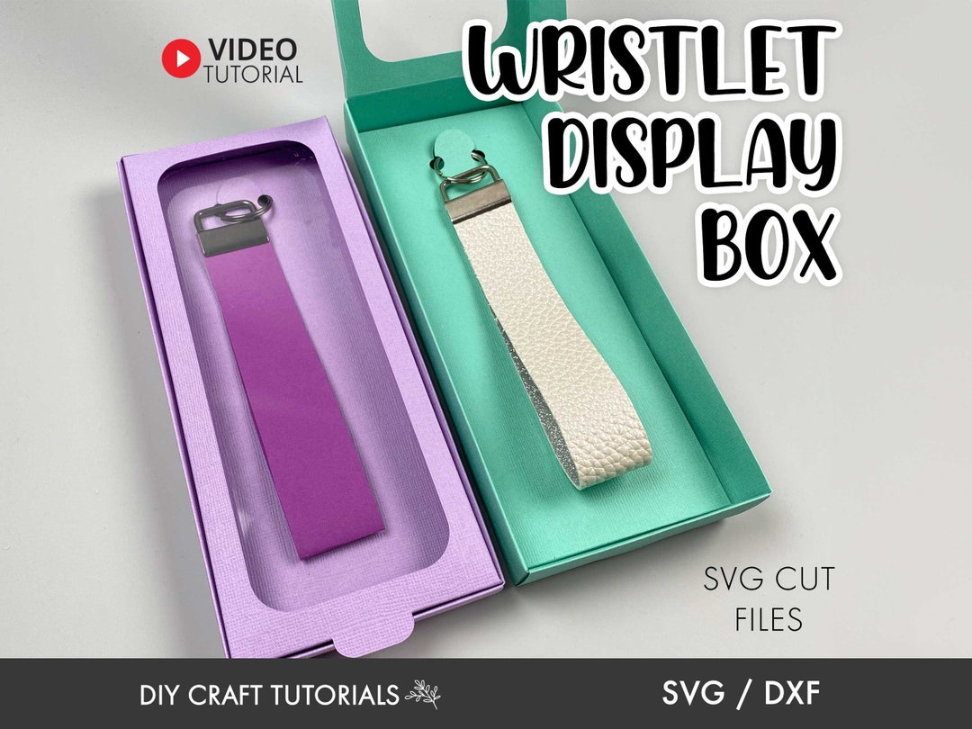 Wristlet Box SVG, Keychain Box SVG, Key Fob SVG, Wristlet Keychain Svg ...