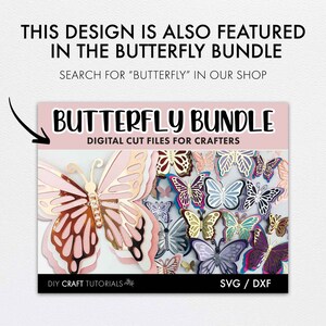3D Butterfly SVG Bundle: Layered Paper Butterflies - Etsy