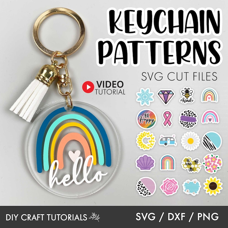 Acrylic Keychain - Etsy