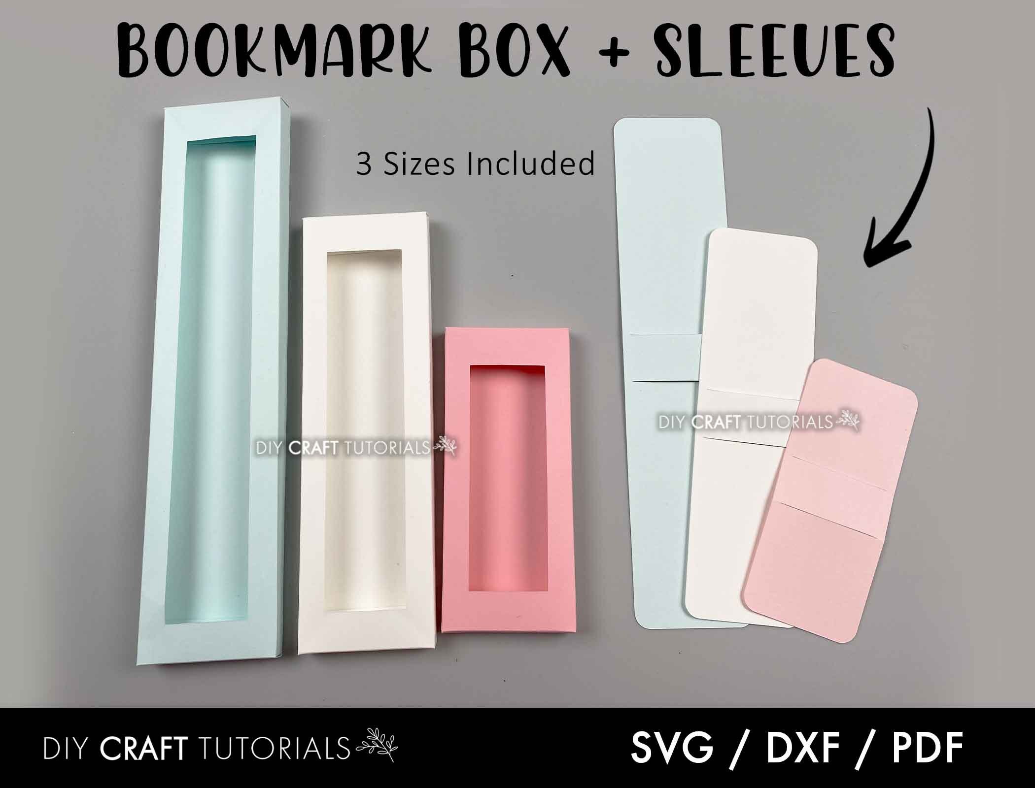 Bookmark Box Svg Bookmark Sleeve Svg Bookmark Holder Svg - Etsy