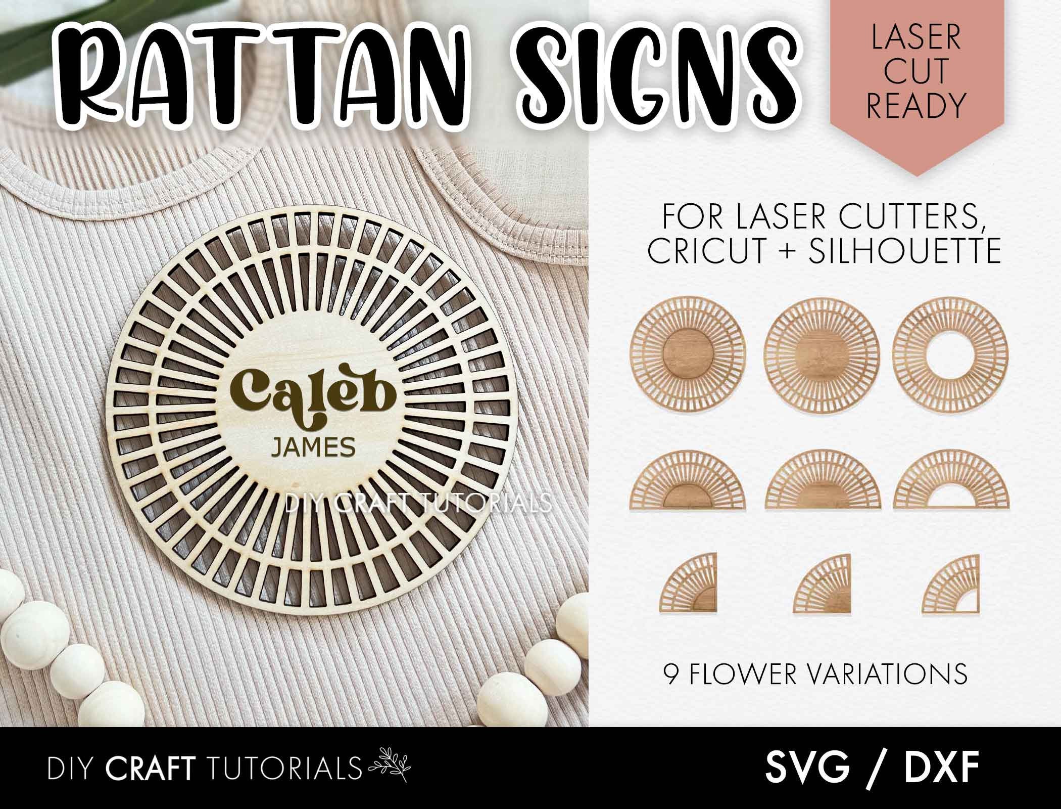 Wooden Name Sign SVG Rattan Sign Svg Baby Name Sign Svg - Etsy