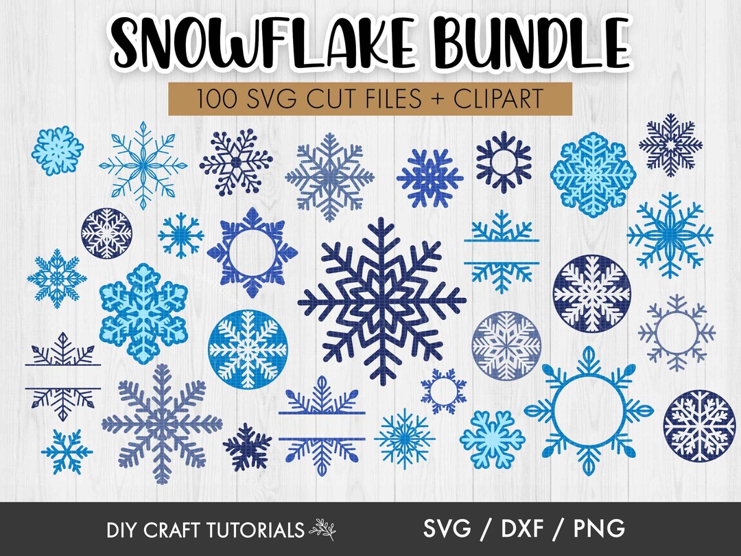 Snowflake Svg Bundle, Snowflake Svg, Christmas SVG, Snowflake Monogram ...