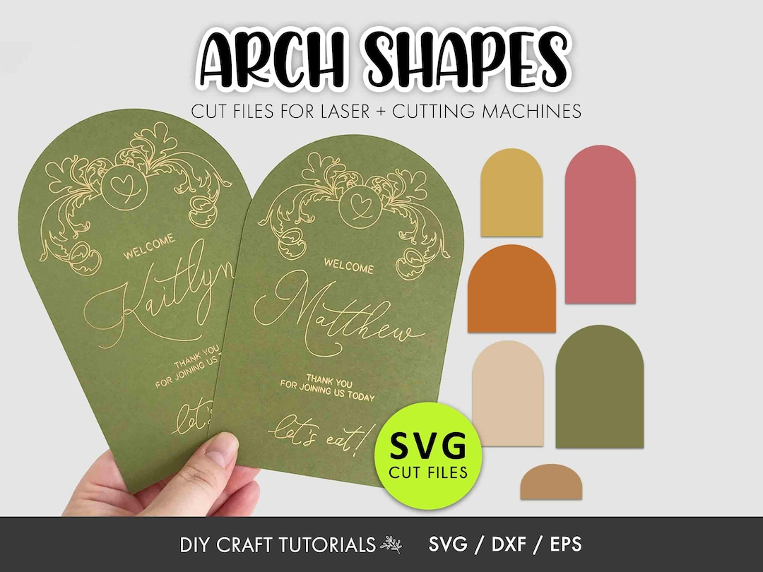 Arch SVG Bundle | Arch Cut Files for Cricut Silhouette Glowforge - Etsy ...
