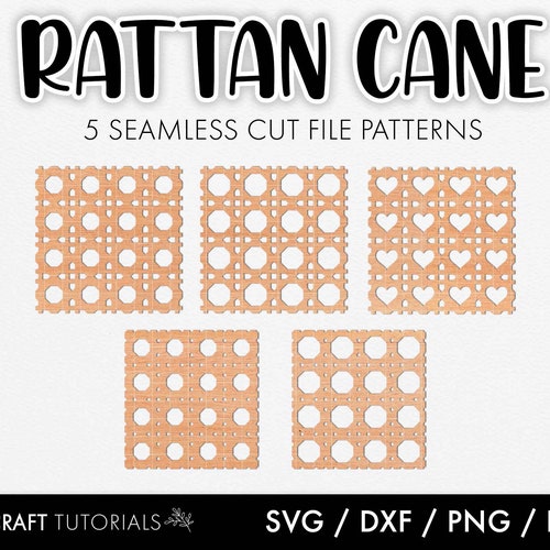 Rattan Pattern SVG. Seamless for Laser Glowforge Etc. DXF - Etsy