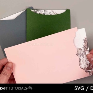 5x7 Pocket Sleeve Envelope Templates for Cricut, Silhouette and Cutting ...
