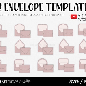 A2 Envelope Template 4.375 X 5.75 in Envelope Template A2 - Etsy