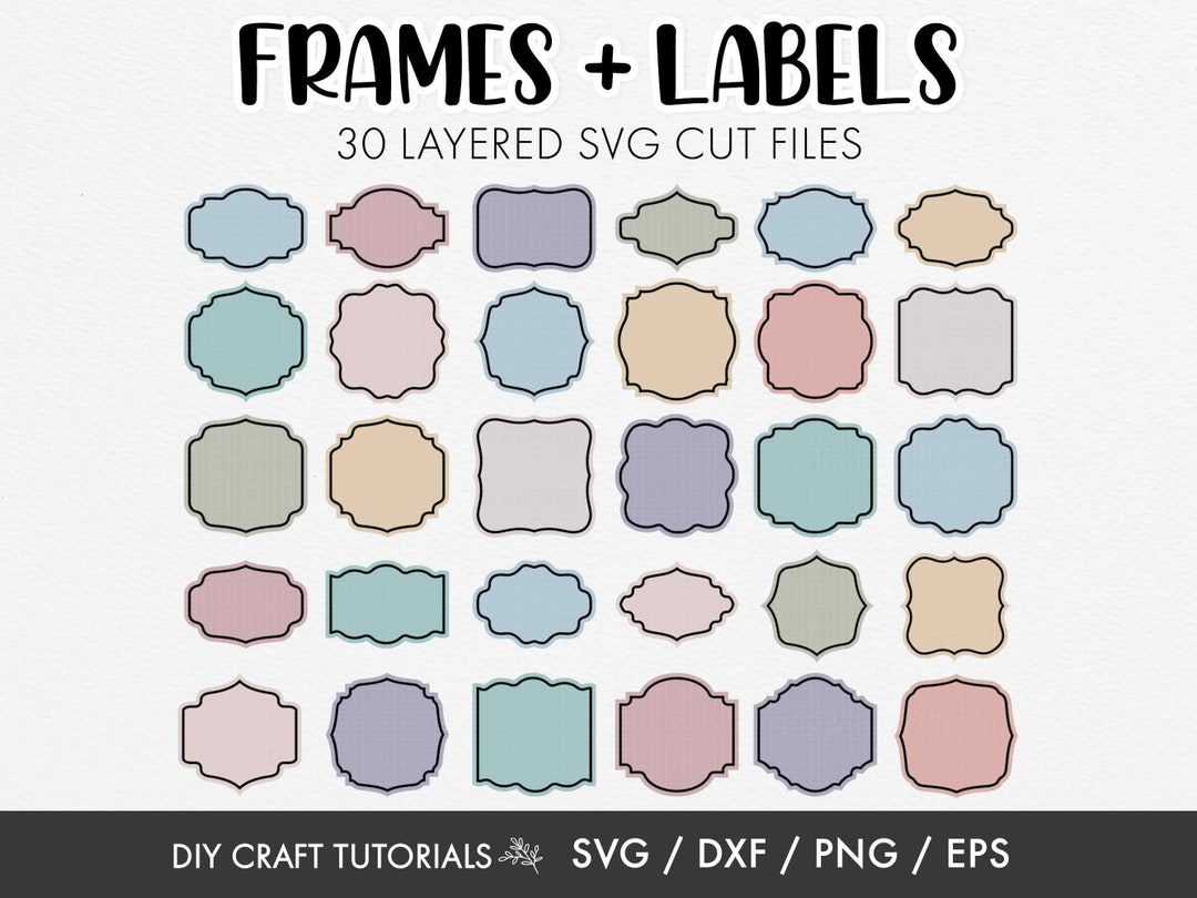 Frames SVG, Labels Svg, Tags Svg, Wavy Shape Svg, Wavy Frame Svg, Laser ...