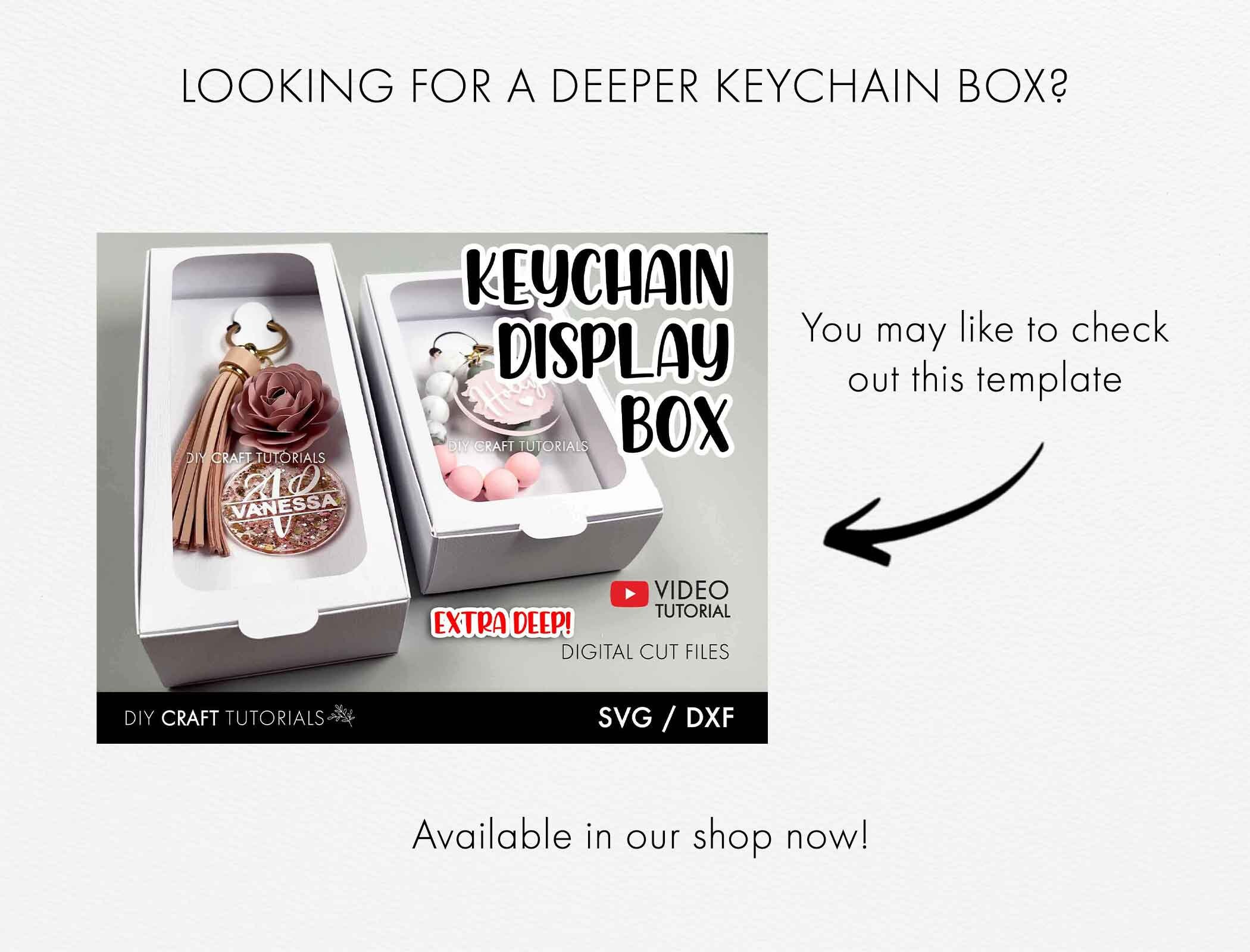 Keychain Box SVG Keychain Display Card Svg Keyring Display - Etsy Australia