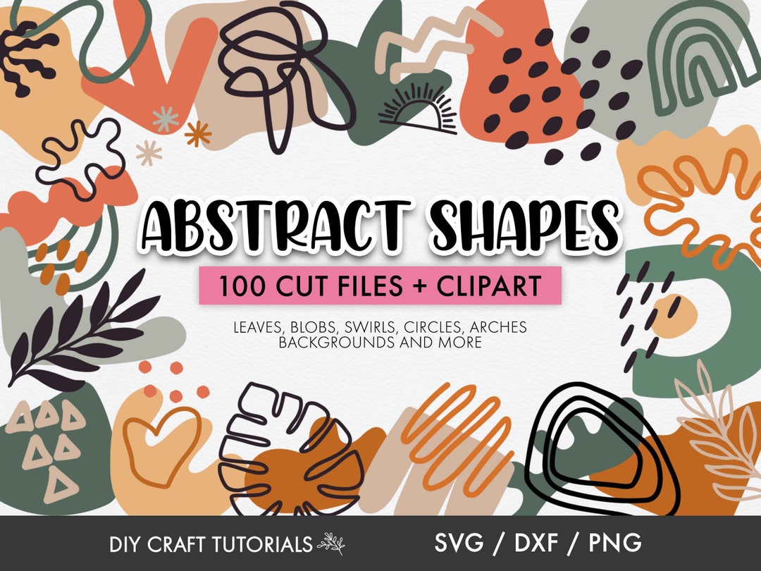 Abstract Shapes Svg, Abstract Boho Shapes Svg, Boho Shapes Svg ...