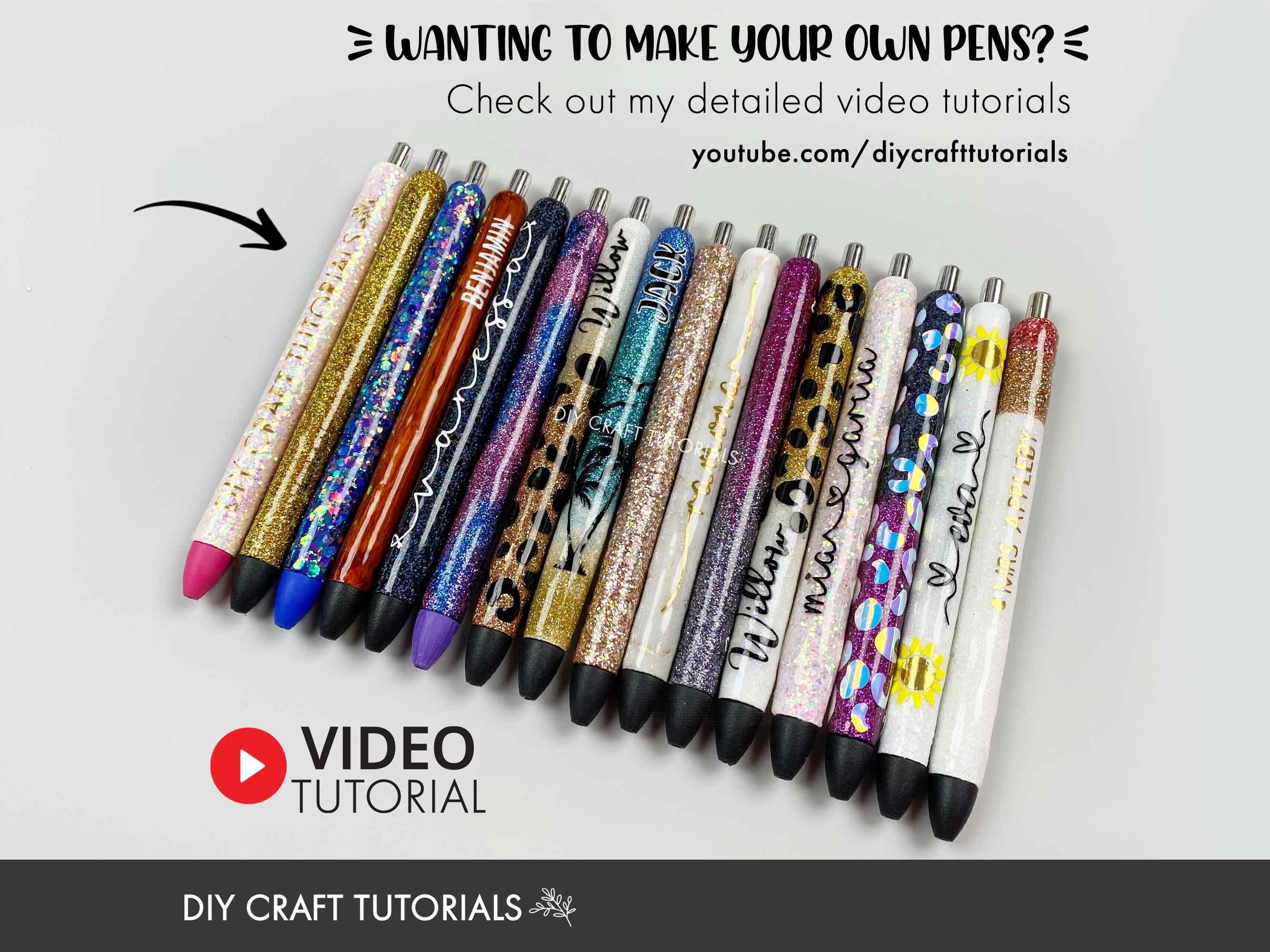 Pen Display Card SVG: Handmade Pen Holder Cut Files - Etsy