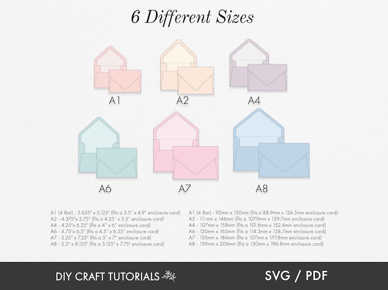 PRINTABLE Euro Flap Envelope Template, Printable Envelope, Envelope ...