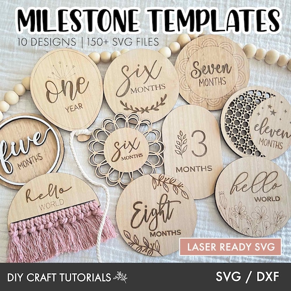 Milestone Svg - Etsy
