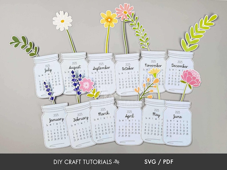 Calendar SVG Bundle | 3 Calendar Designs in 1 Bundle | 2026 2027 SVG ...