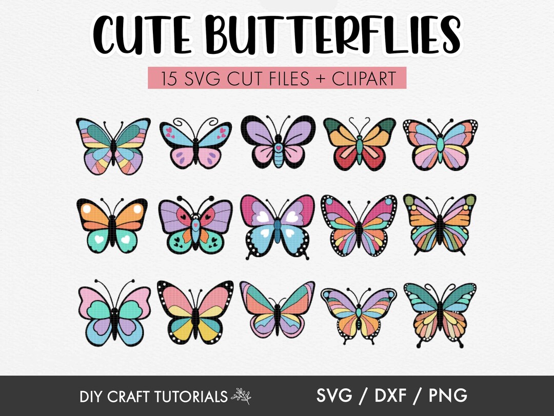 Butterfly Svg, Cute Butterfly SVG, Layered Butterfly Svg, Butterfly ...