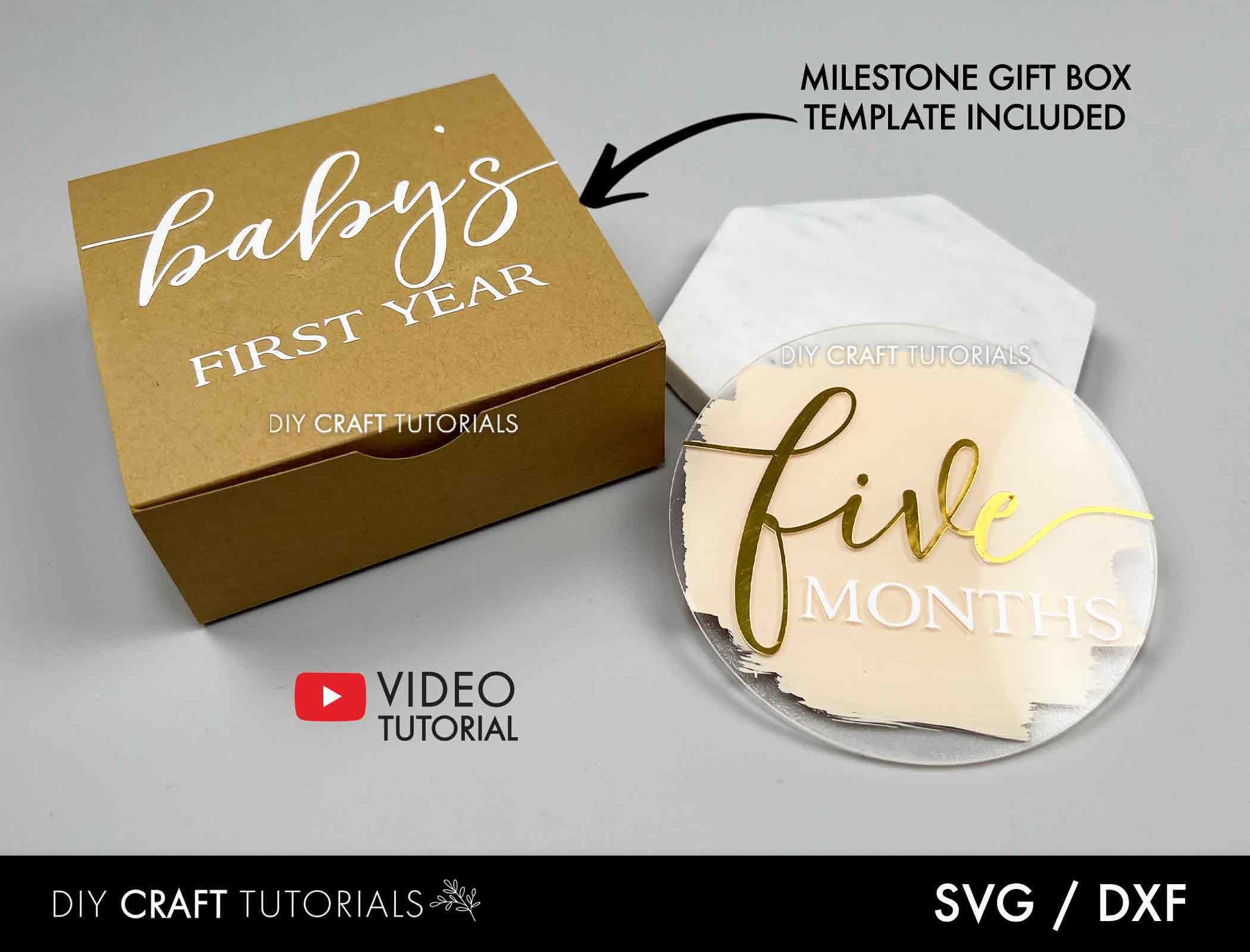 Milestone Discs Svg Baby Milestone SVG Baby Announcement - Etsy