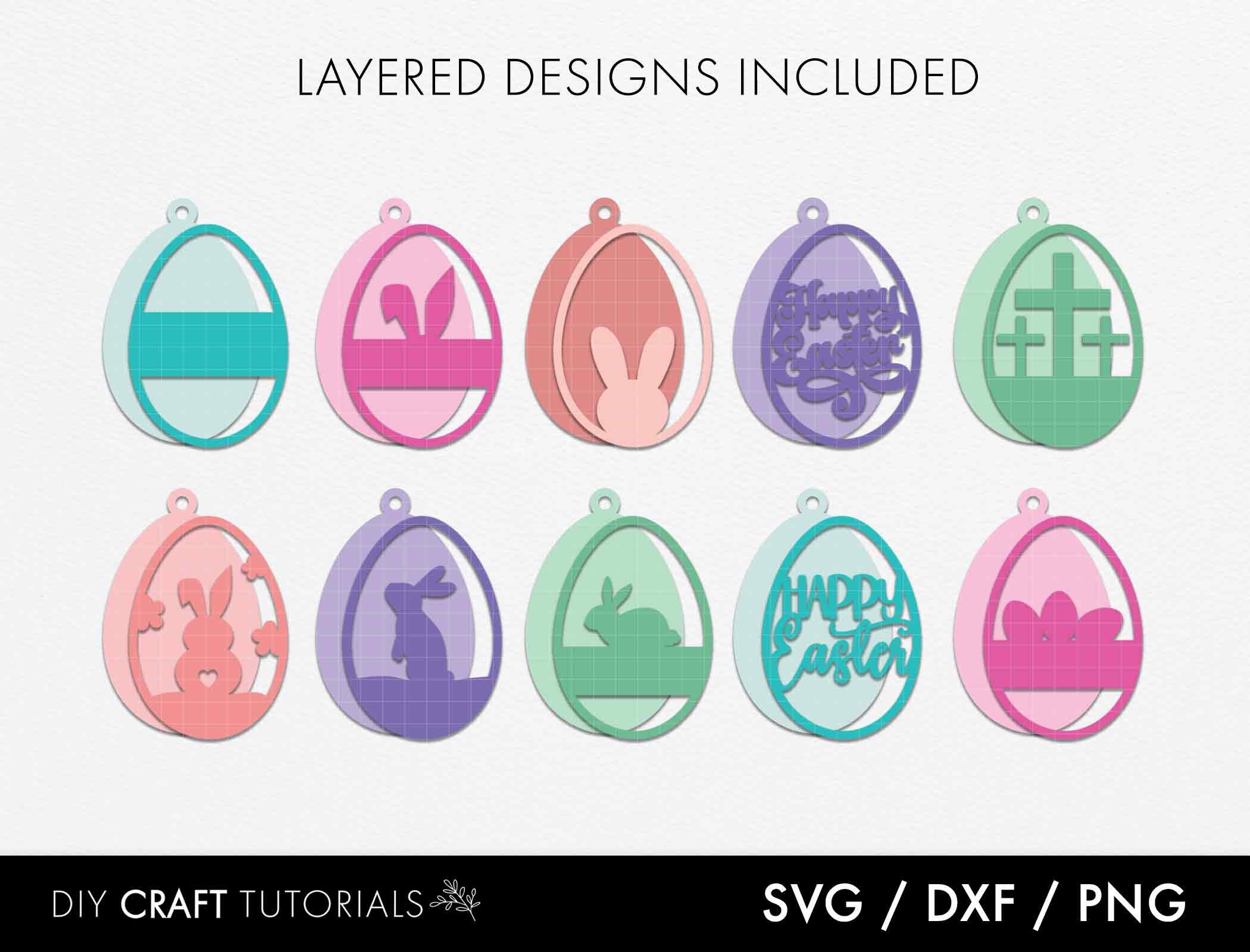 Easter Tag Svg Easter Name Tags Easter Svg Easter Basket - Etsy