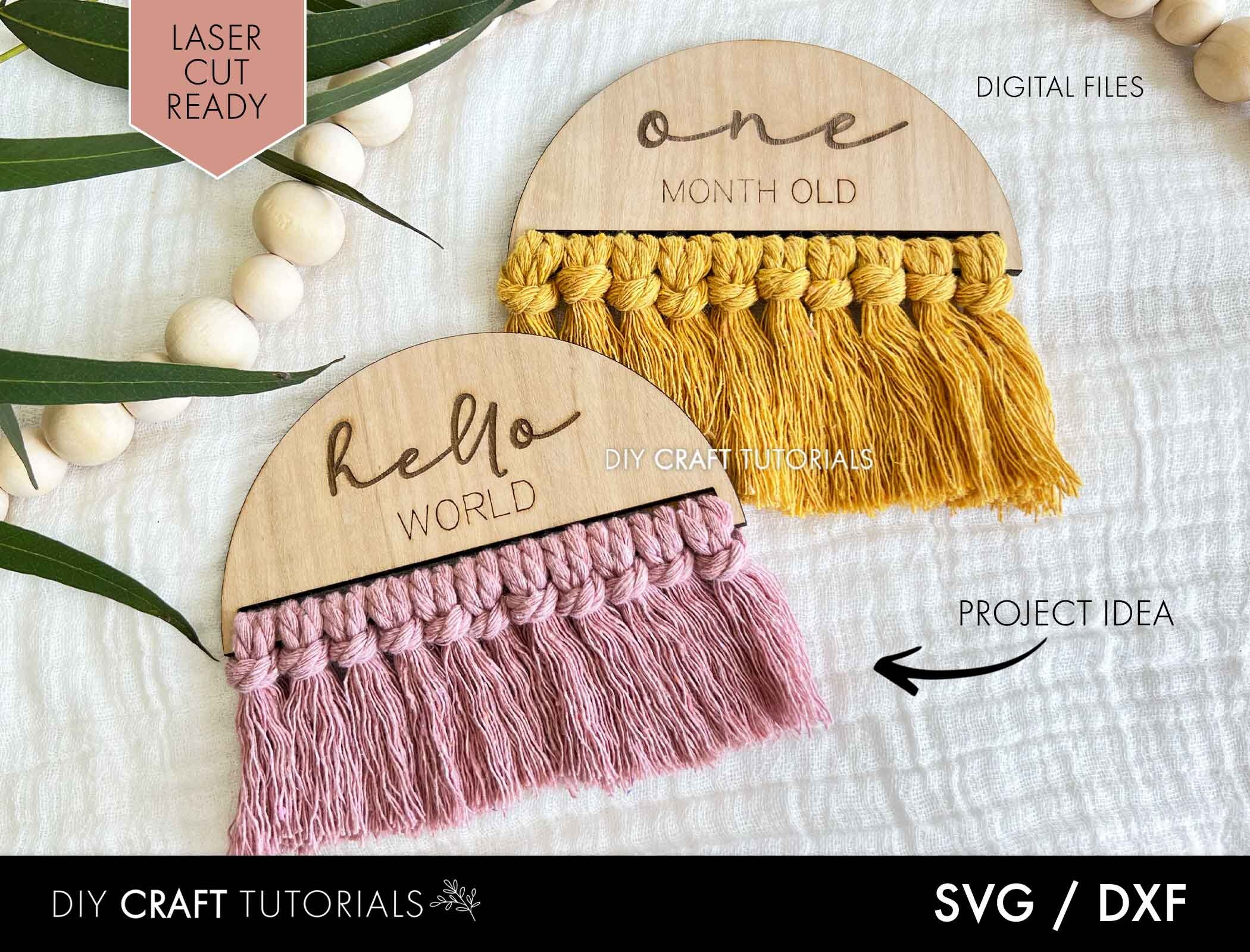 BABY MILESTONE SVG Bundle for Laser Cutters Wooden Baby - Etsy